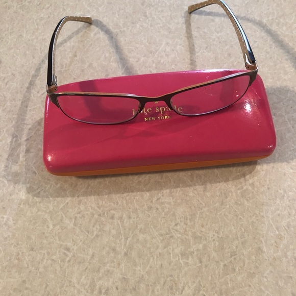 kate spade | Accessories | Kate Spade Brown Frame Reading Glasses With ...
